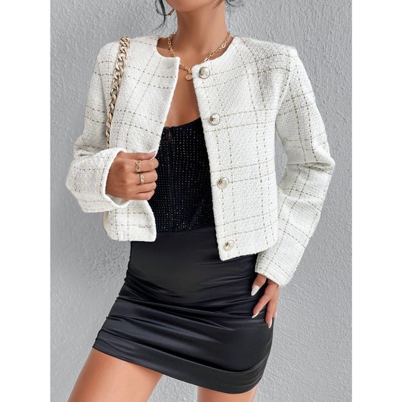 BohoGypsyDreamer.com | Jackets & Coats | Plaid Pattern Button Front ...